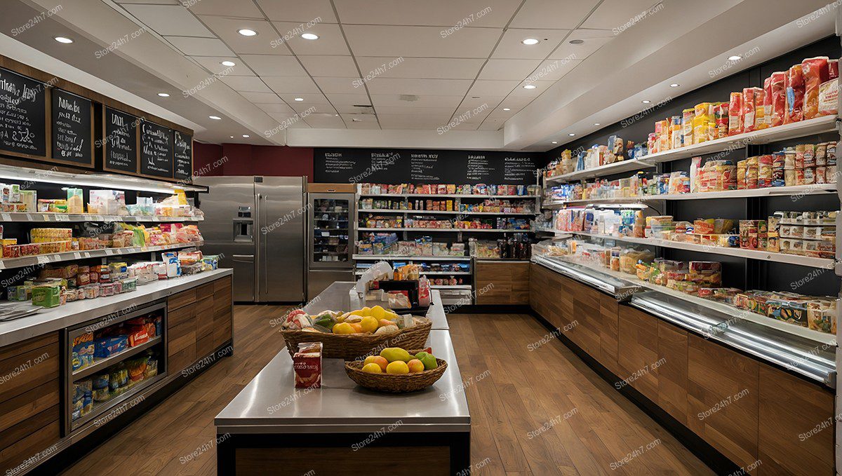 Elegant Deli Shop Interior Setup | Image 4080 x 2304 px