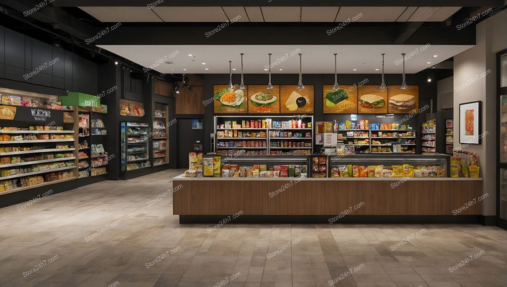 Modern Convenience Store Interior | Image 4080 x 2304 px