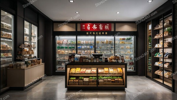 Asian Specialty Grocery Store Interior | Image 4080 x 2304 px